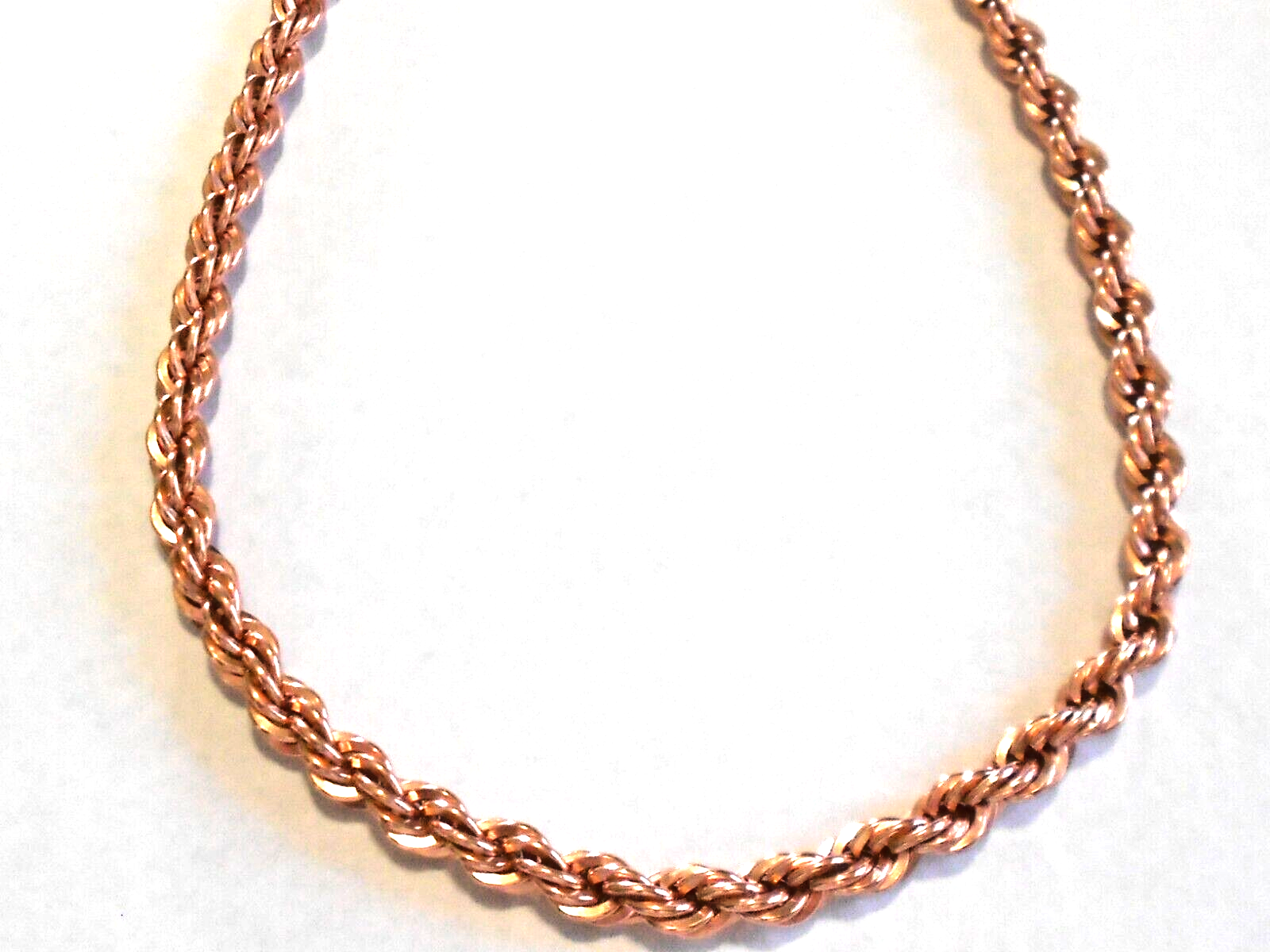 NEW Solid Bright Copper Triple Rope Chain link 18" Necklace USA made | eBay