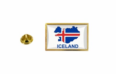 pins pin's flag national badge map hat country IS iceland | eBay Australia