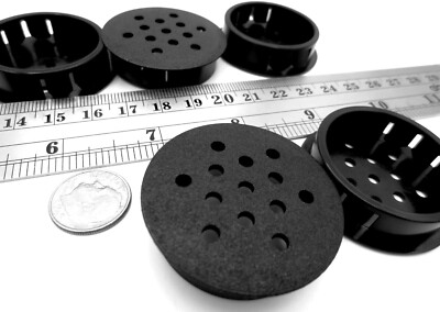 1.5" Hole Fit - Vented Hole Plug Fits 1.5" Hole 1/8" Panel - Durable ...