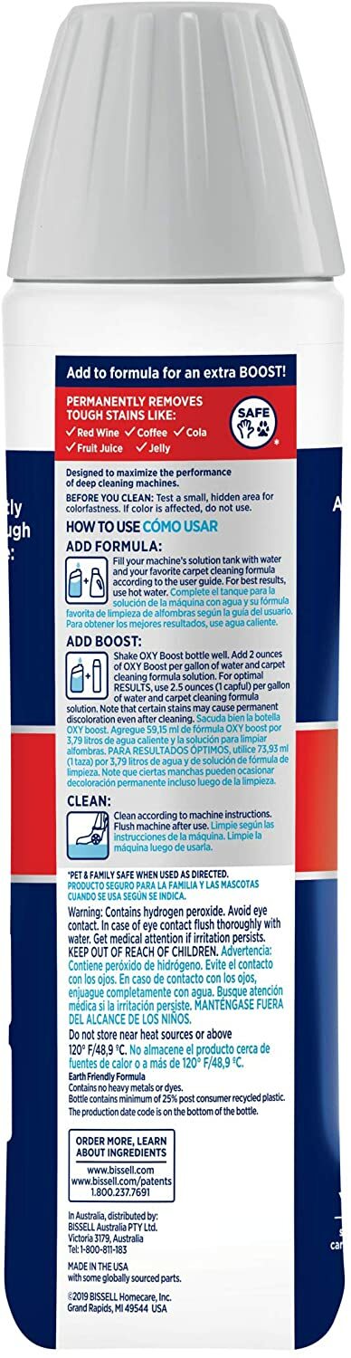 Oxy Boost Carpet Cleaning Formula Enhancer Bissell Brand Genuine NEW ...