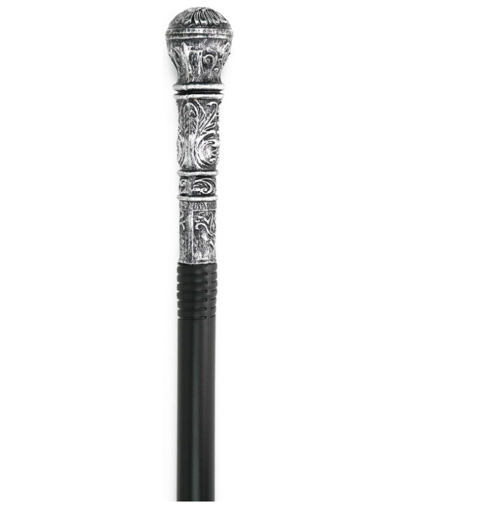 Silver Walking Cane Prop Stick for Adults and Kids Ha… - Gem