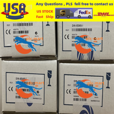 NEW Crestron DIN-8SW8-I DIN Rail High-Voltage Switch with Digital ...