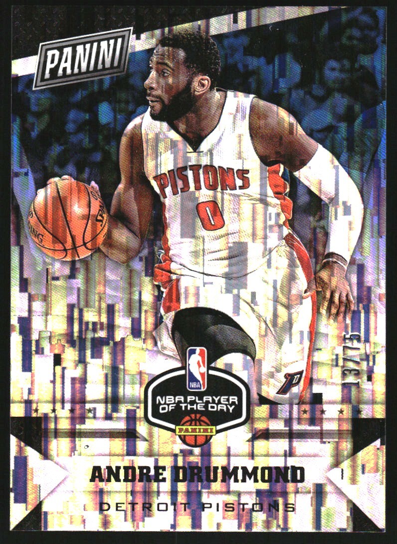2017 Panini Player of the Day - Wind Chimes #15 Andre Drummond /75 for ...