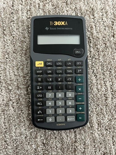 Texas Instruments TI-30XA Scientific Calculator 33317029990 | eBay