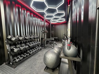 20ft Shipping Container Gym Box | Fully Equipped Portable Modular Gym ...