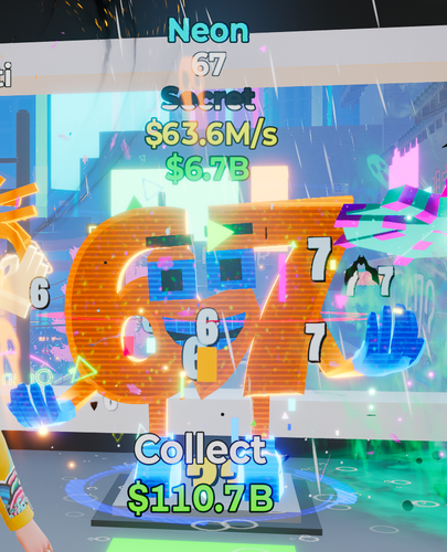 Fortnite Steal The Brainrot - (Secret) Neon 67 | eBay