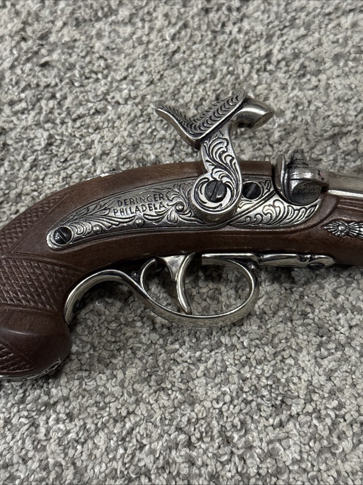 22-6315 Denix Civil War Philadelphia Derringer Cap Firing Replica Shiny ...