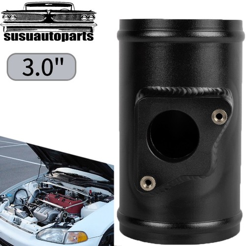 3" 76mm Black Mass Air Flow Sensor Mount Adapter Tube MAF For Subaru Suzuki | eBay