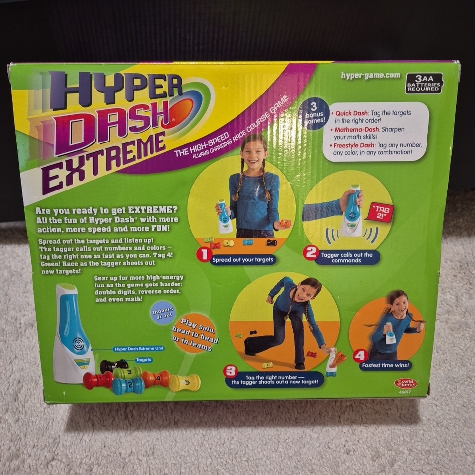 Hyper Dash Extreme 2010 Wild Planet - 1 Tagger, 6 Targets Racing Game ...