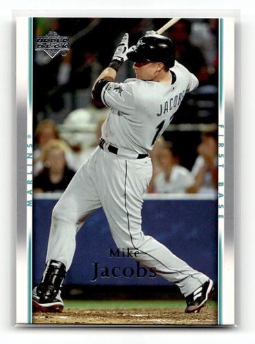 2007 Upper Deck #705 Mike Jacobs Florida Marlins BASEBALL | eBay