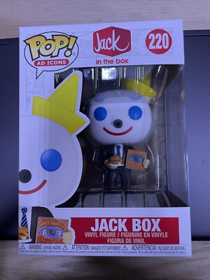 Funko Pop Ad Icons ~ Jack in the Box Meaty Cheesy Boys ~ Jack Box #220 ...