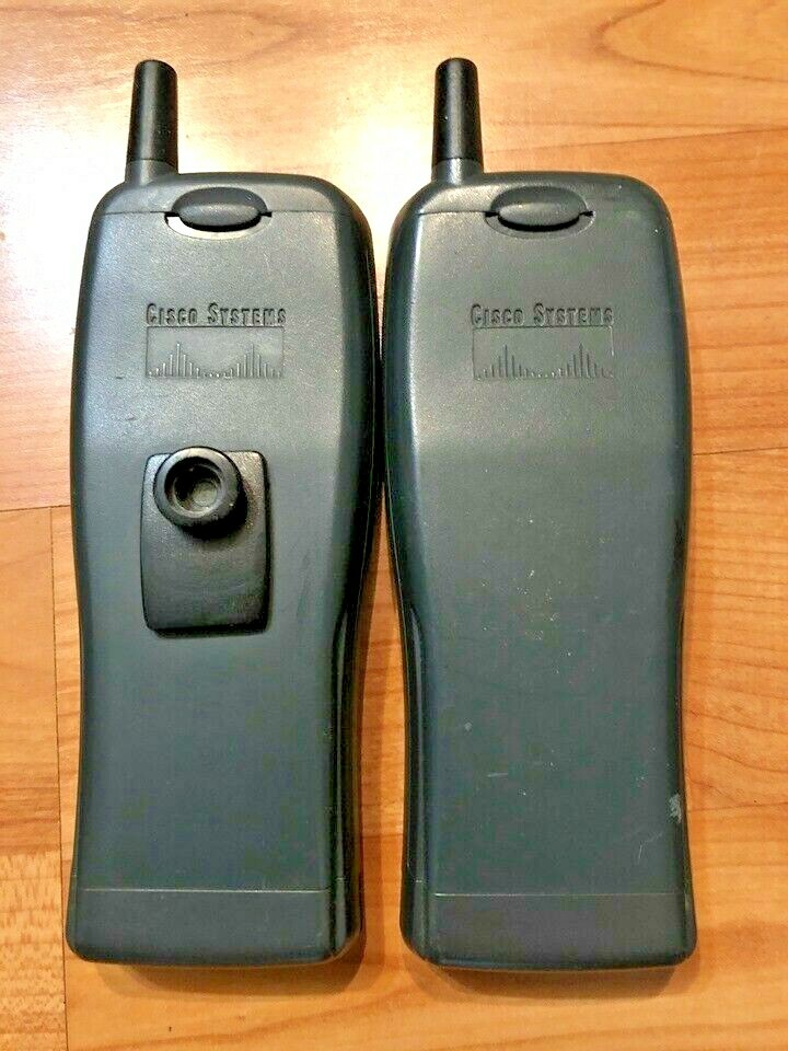 *UNTESTED* LOT 2 CISCO SYSTEMS 7920 WIRELESS HANDSET VOIP PoE IP ...