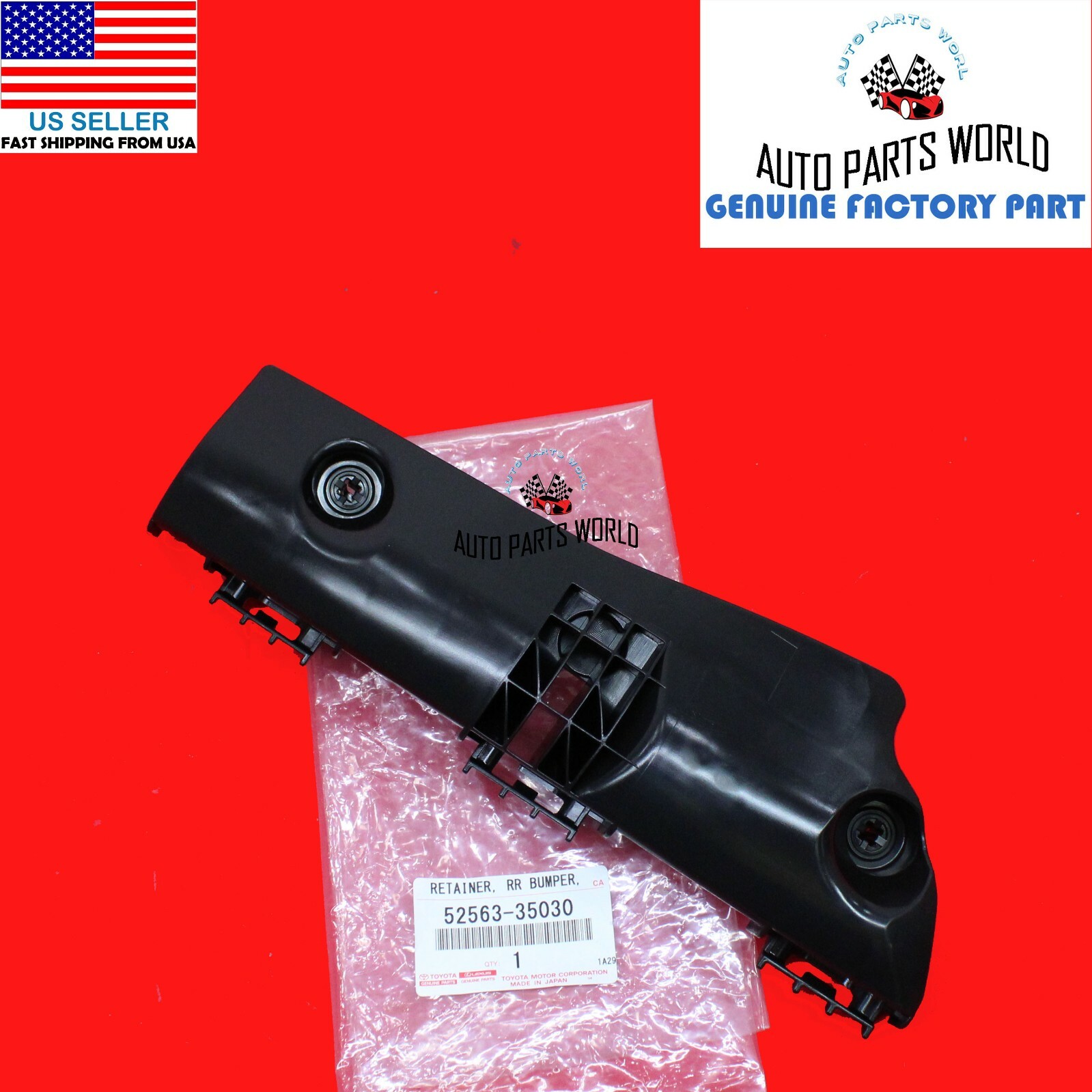 GENUINE OEM TOYOTA 07-14 FJ CRUISER LEFT REAR UPPER BUMPER RETAINER ...