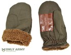 1960s Czech Army Cold Weather Mittens Fur Lined Winter Gloves Mits New ...