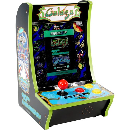 Arcade1Up 40th Anniversary GALAGA Counter-Cade Arcade Video Game ...