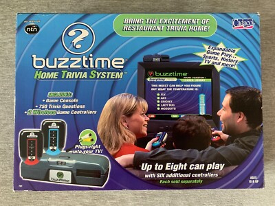 Buzztime Home Trivia System Console With 2 Wireless Controllers | eBay