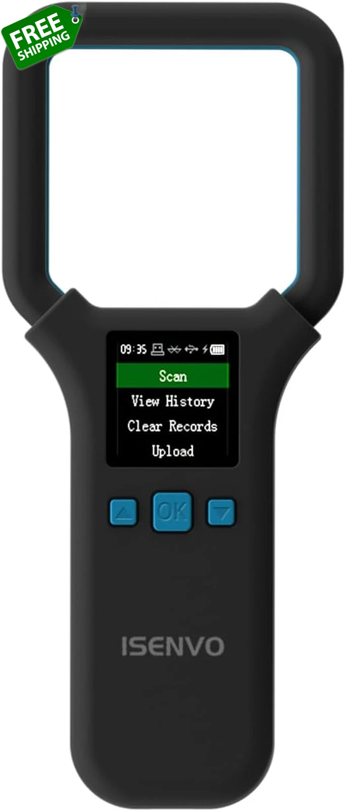 2.4G Bluethooth Pet Dog Cat Microchip Scanner Handheld Animal RFID Chip ...