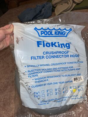 Flo King Filter Hose FK101112006BR 1.5 In. x 6 Ft. Flo King Filter Hose ...