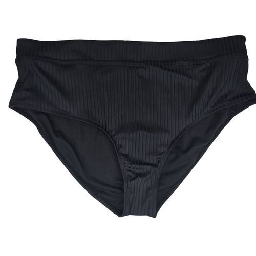 High-Waisted Black Bikini Bottoms Womens Size 3XL Full Coverage NEW | eBay