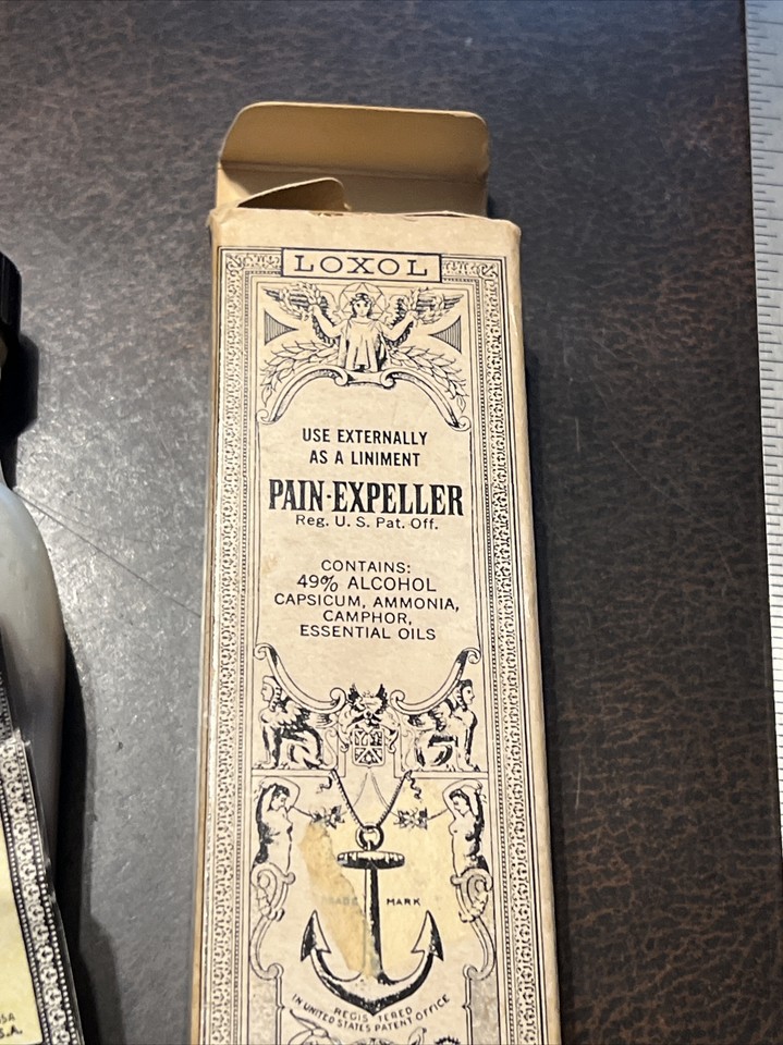 Vnt Early Medical Medicine Pc Richter Pain Expeller Bottle & Box Loxol ...