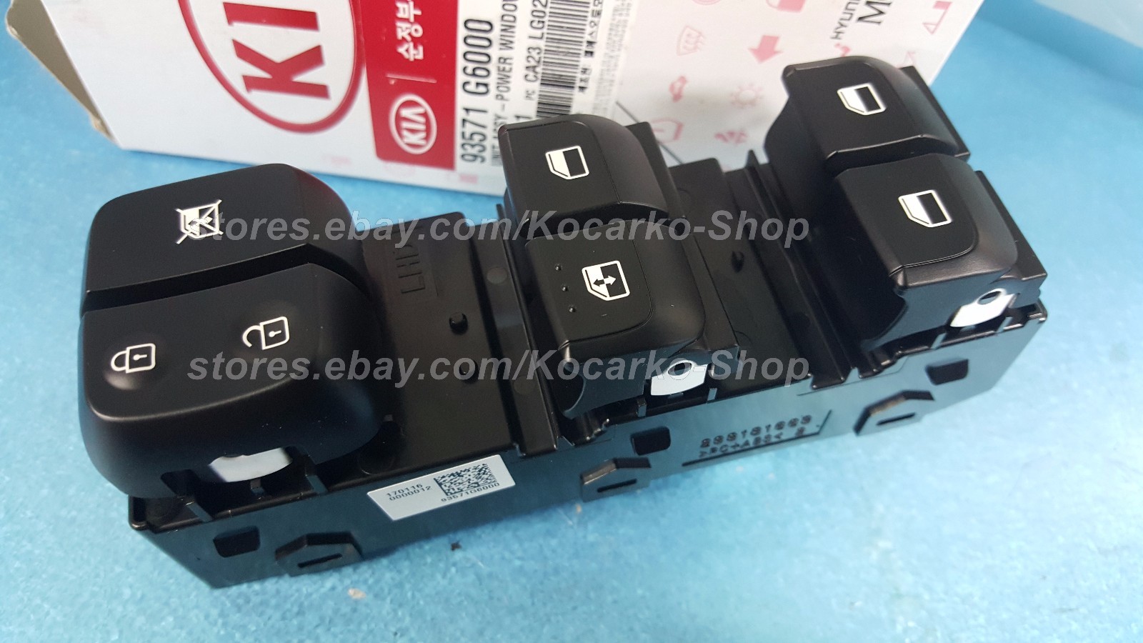 OEM Power Window Main Switch KIA Morning Picanto JA 2017 + #93571G6000 ...