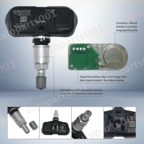 5PCS TPMS Tire Air Pressure Sensors 4260733021 for Toyota 4Runner Lexus ...