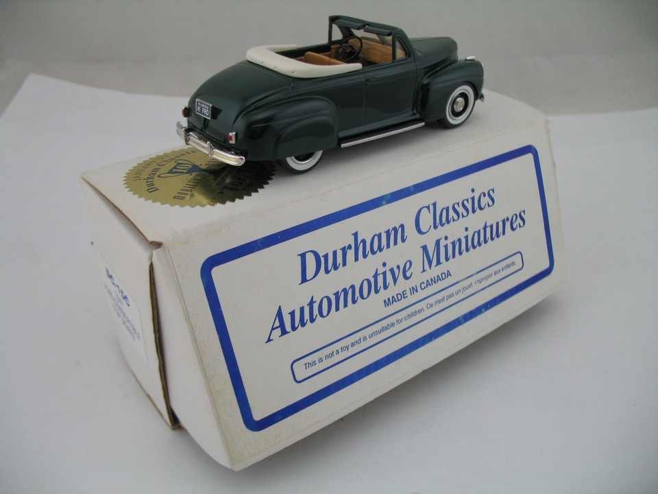 Durham Classics 1:43 Model DC-15C: 1941 Chevrolet Convertible, Top Down ...