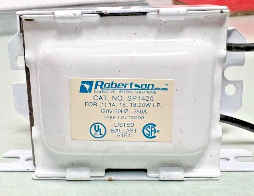 Robertson Transformer Ballast Cross Reference Bulb Components
