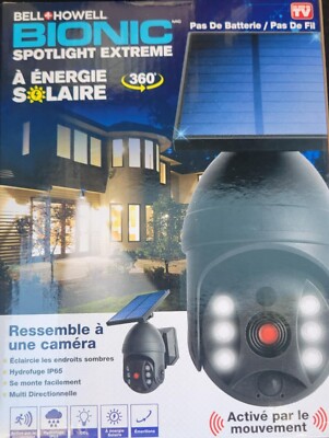 Bell+Howell Bionic Spotlight Extreme 360 Motion Sensor Solar Spotlight ...