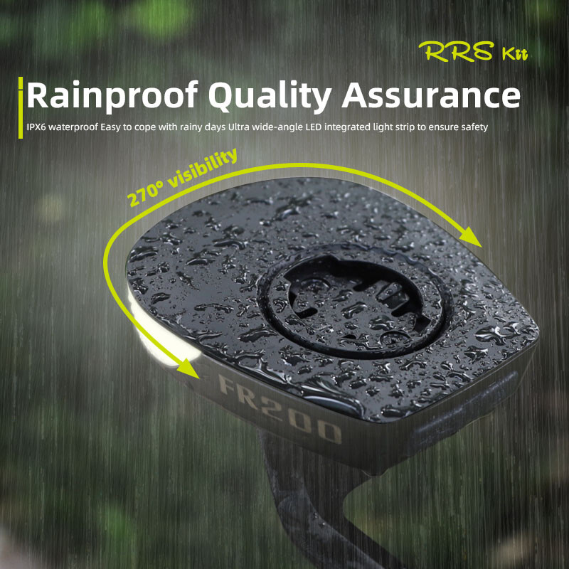 Rrskit FR200 Bicycle Front Light USB Bike Headlight - Compatible for ...