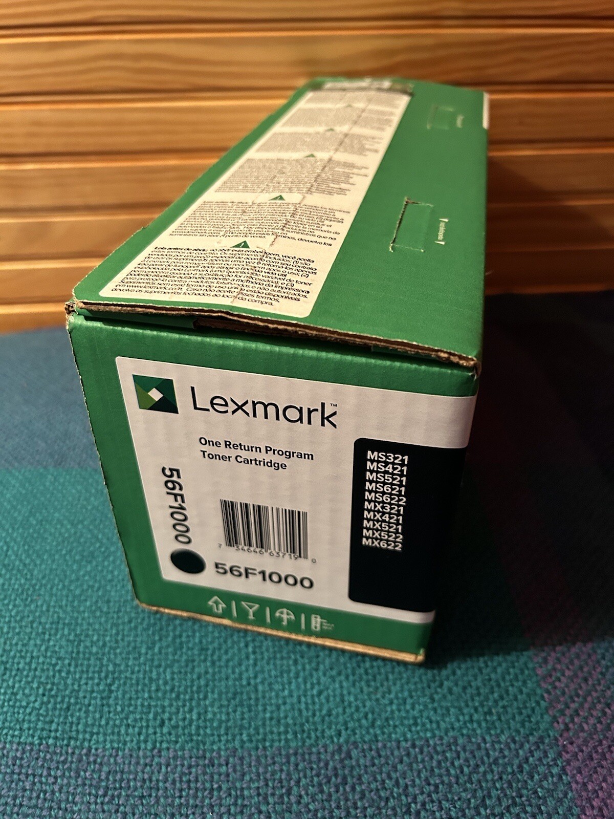 Genuine Lexmark 56F1000 Black Toner Cartridge for MS321dn, MS421dn ...