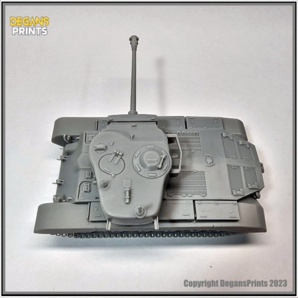 M26 Pershing Tank model WW2. 1/48 1/50 1/56 bolt action Model tank ...