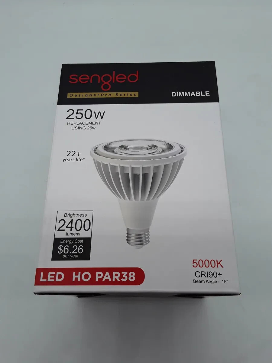 SENGLED LED HO PAR38 120V 60HZ 26W 2400LM 5000K (Lot of 8) | eBay