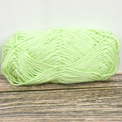 Glow in the Dark Yarn (Light Green) 10 ply 70 m 50 g Knitting Crochet ...