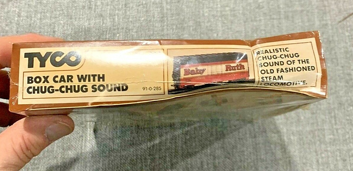 VINTAGE TYCO HO BABY RUTH BOX CAR with CHUG-CHUG SOUND - Model # 902 ...