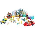 Bluey Friends & Family Beach Set, 45 Pieces Bluey’s Beach Cabin Playset ...