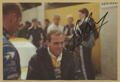 Éric Hélary - Pilote automobile français - Photo originale signée en ...