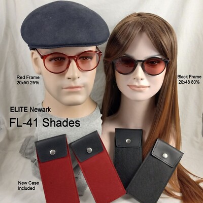 FL-41 Tinted Non-Rx ELITE Newark frames and case | eBay