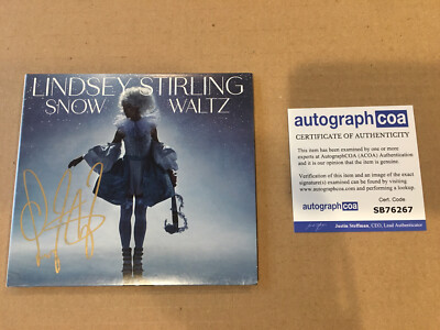 Lindsey Stirling Snow Waltz SIGNED CD New 2022 Autographed Auto ...
