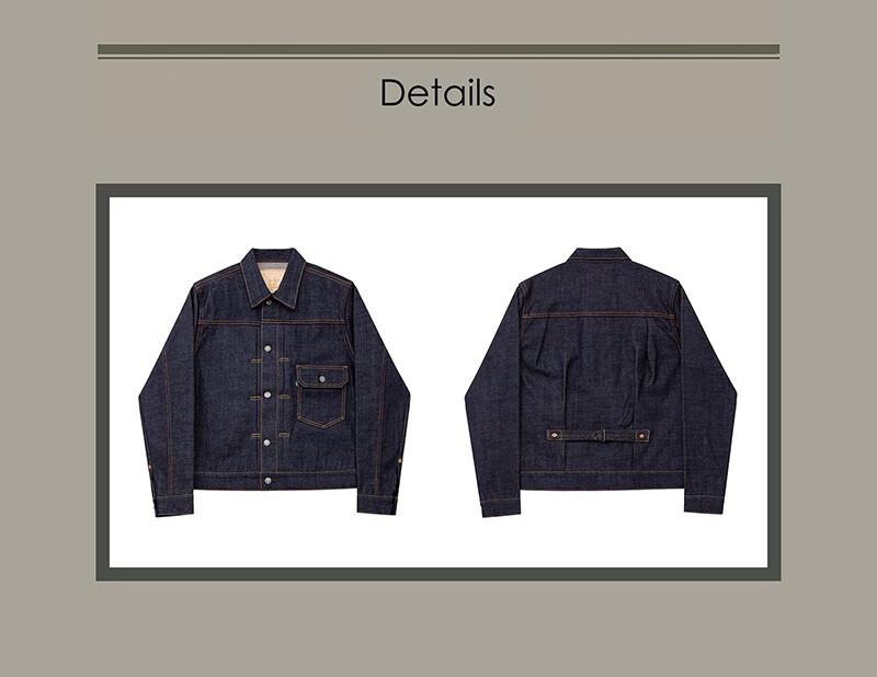BOB DONG 22oz Selvedge Denim Type I Jacket S2306XX Classic 506XX Jean ...