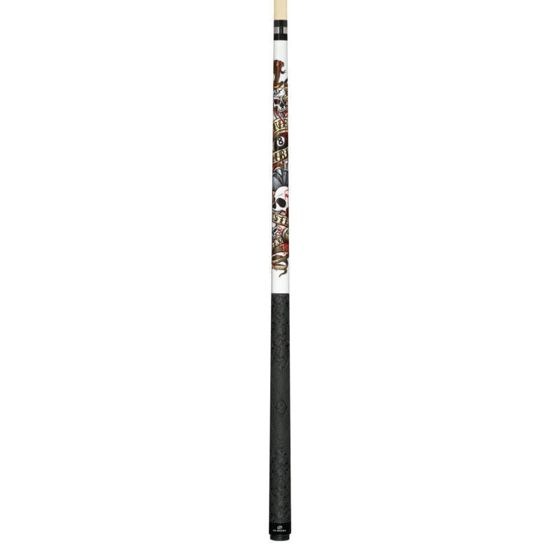 Players Artistic Graphics Pool Cue Stick - 58" Pro Taper, 2-Piece, Le ...