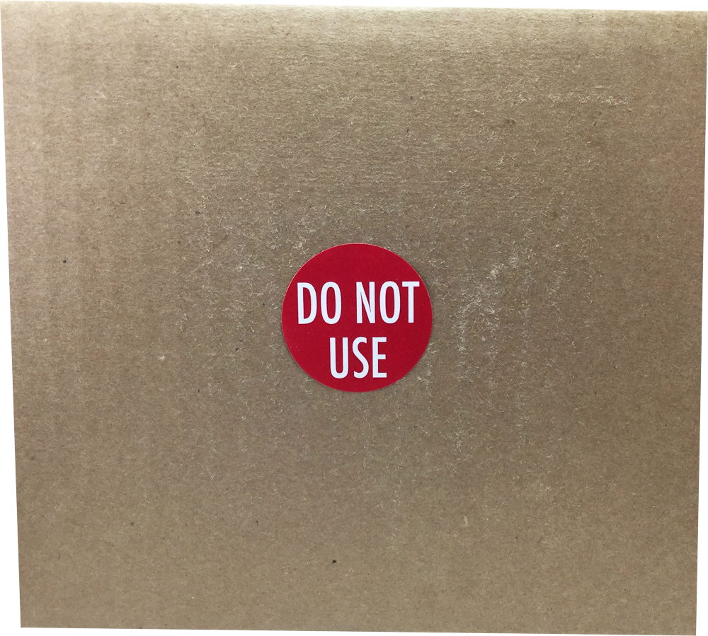 Red with White "DO NOT USE" Stickers | 1.5" Inches Round | 500 Pack | eBay