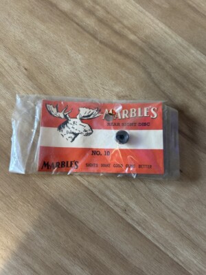 Marbles Rear Sight Disc, Aperture, No. 10, 3/8" x .081", NEW, S-47 | eBay
