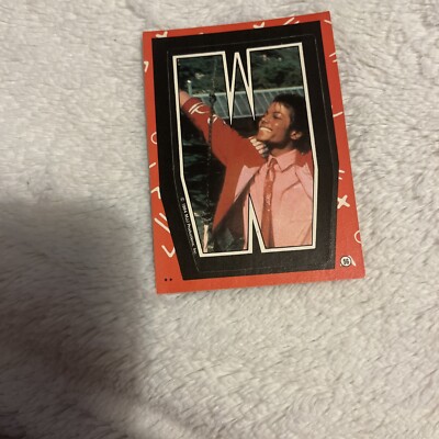 1984 Michel Jackson Letter W Mjj Productions Inc Brand New Condition | eBay