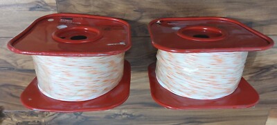 NOS Belden 83003 White/Orange *Silver Plated* Copper 24 AWG Wire - 1000 ...