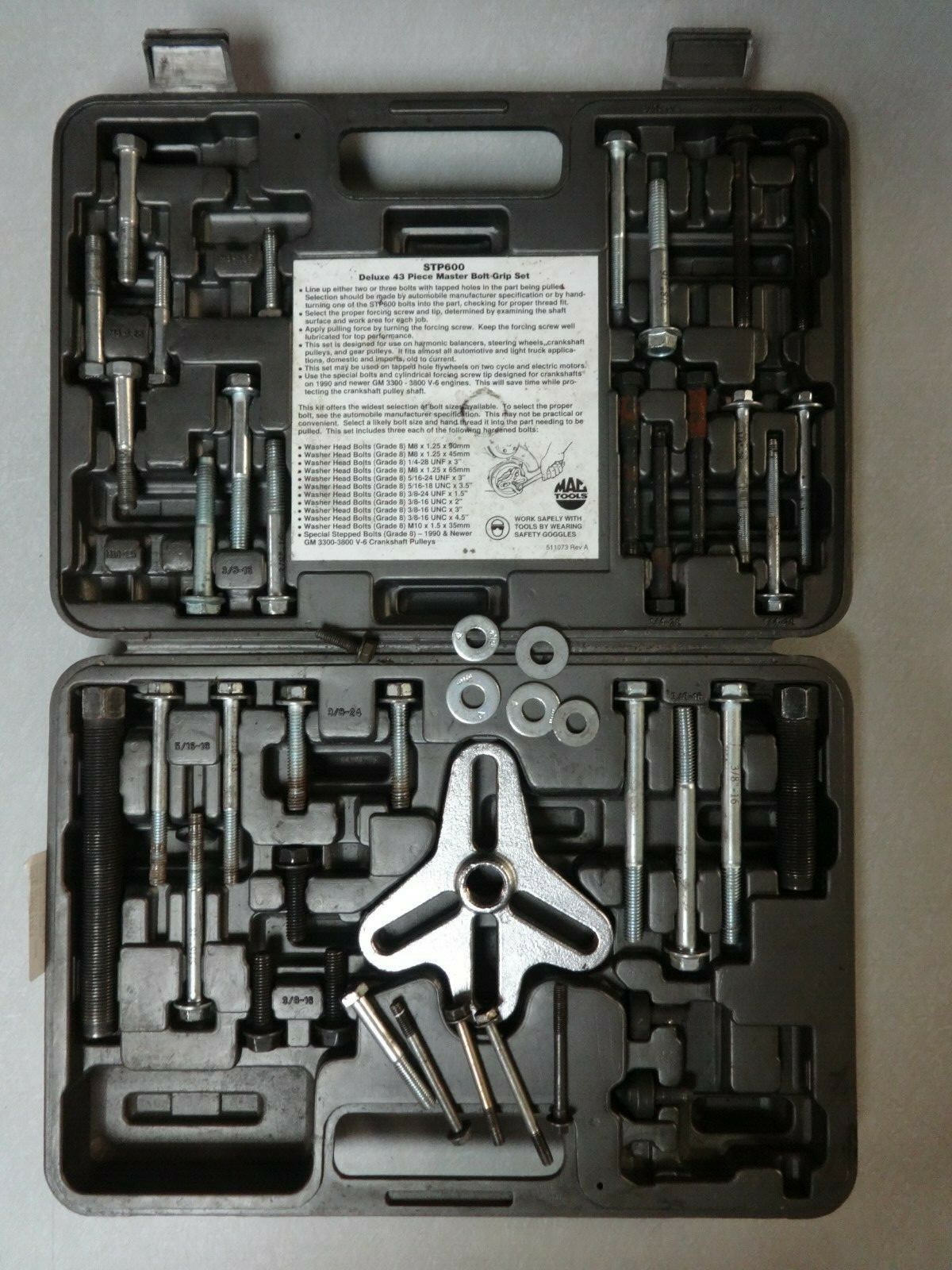 MAC Tools Master Bolt Grip Set STP600 | eBay