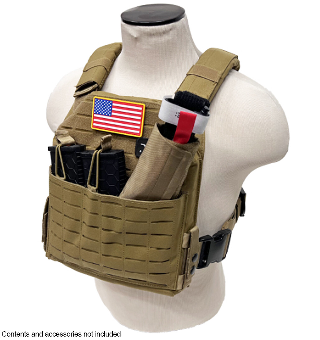 NcSTAR Laser Cut Plate Carrier Vest Tactical MOLLE Modular Ballistic Gear M-2XL+ | eBay