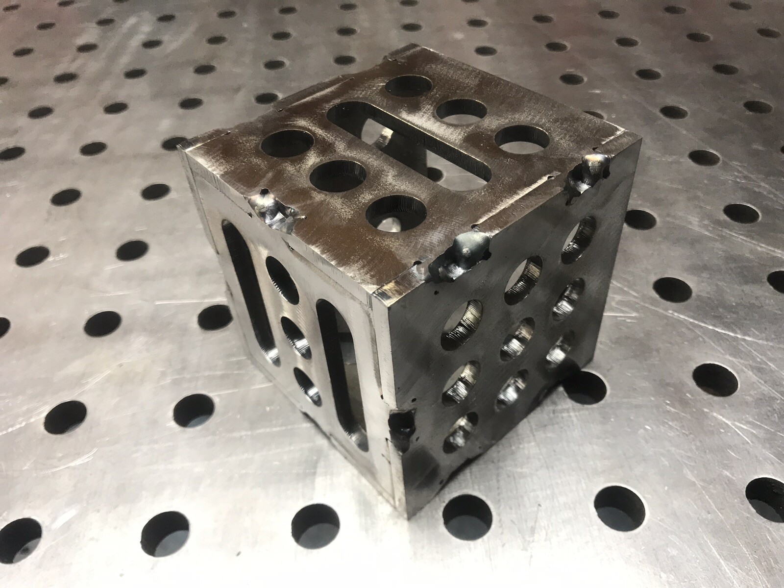 Weld True - PRO 100x100 CUBE Modular Square Fixture Welding Table | eBay UK