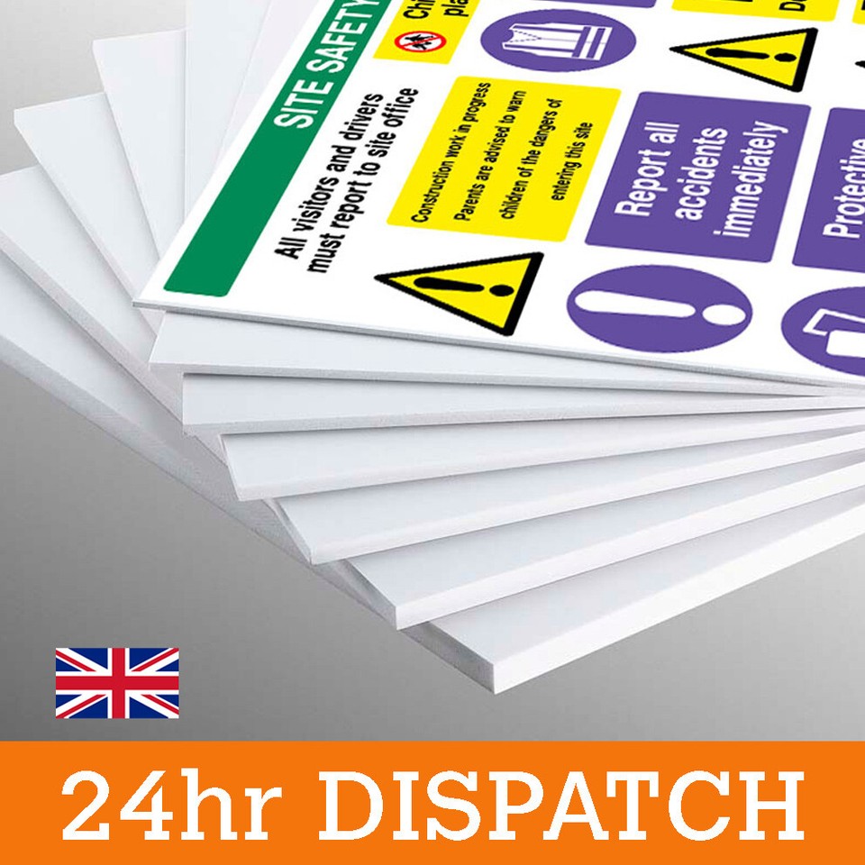 Foamex Foam Board Signs Rigid PVC Printing Full Colour | eBay UK