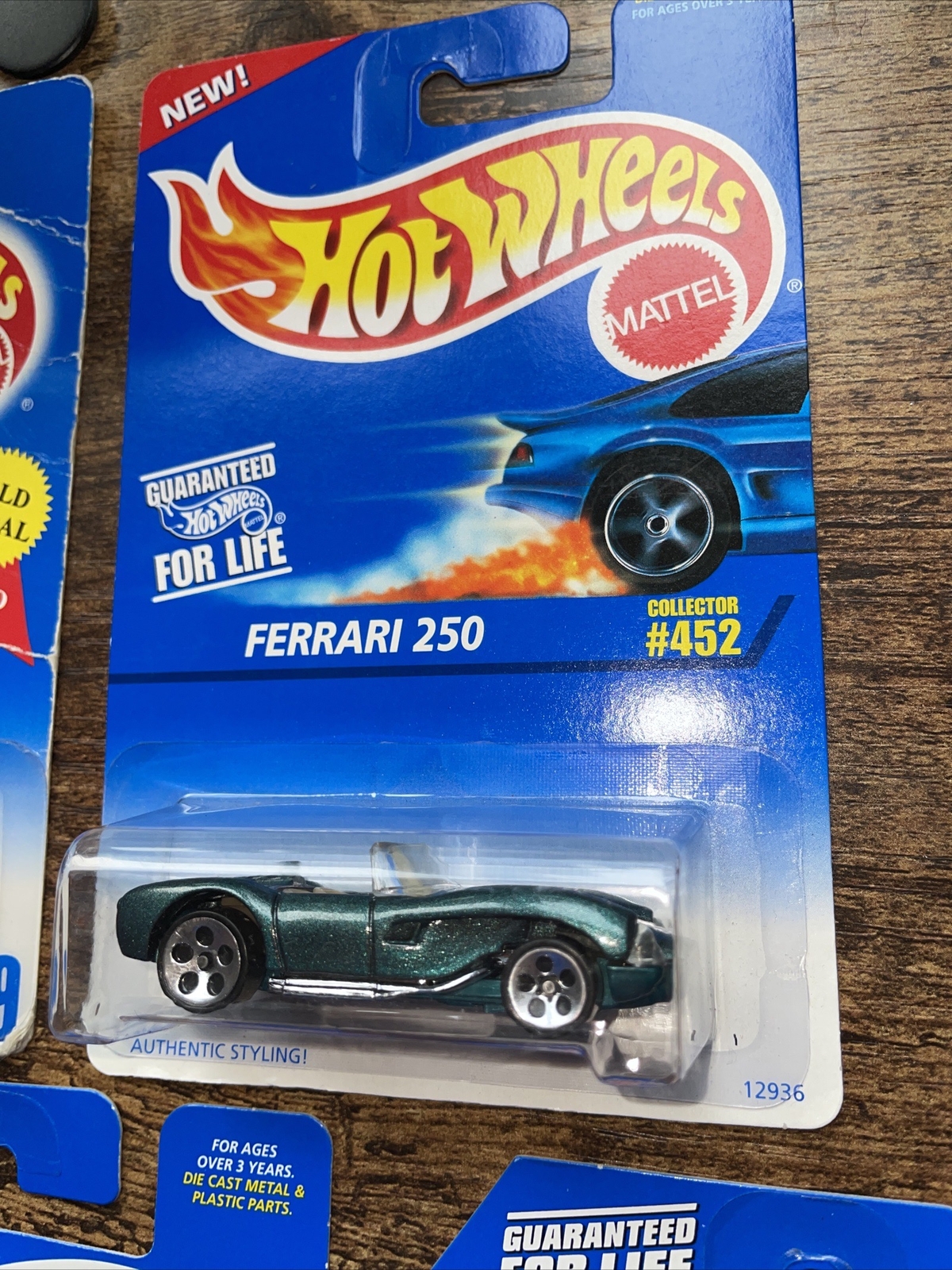 VTG HOT WHEELS BLUE CARD FERRARI LOT OF 5 - F40 F50 F250 F355 Spider ...